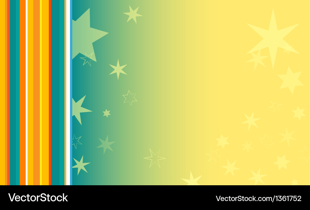 Colorful background with stars Royalty Free Vector Image
