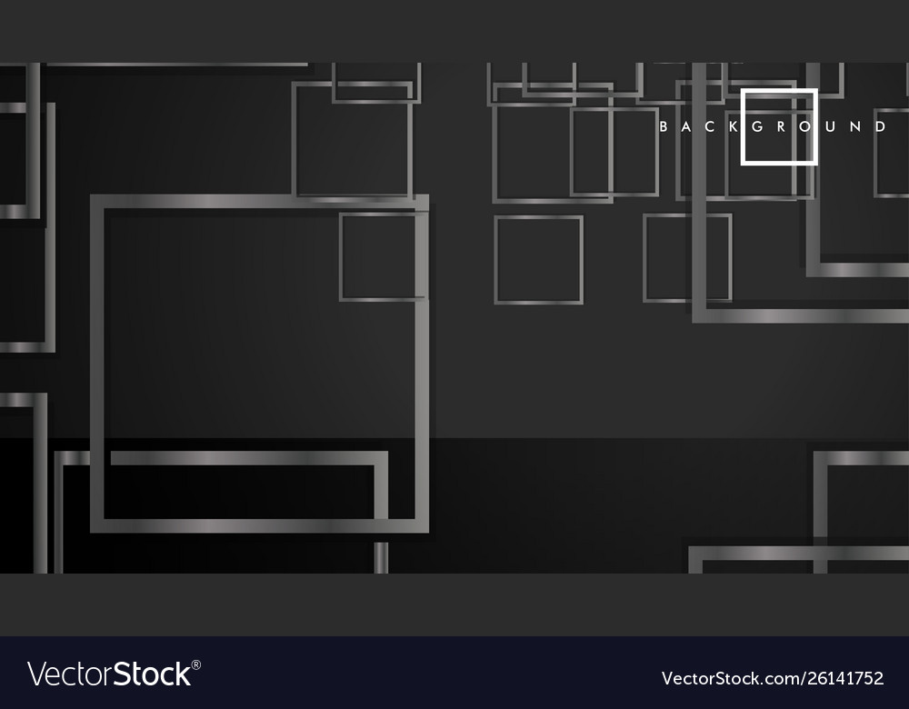Modern abstract squares backgrounds with a black Vector Image