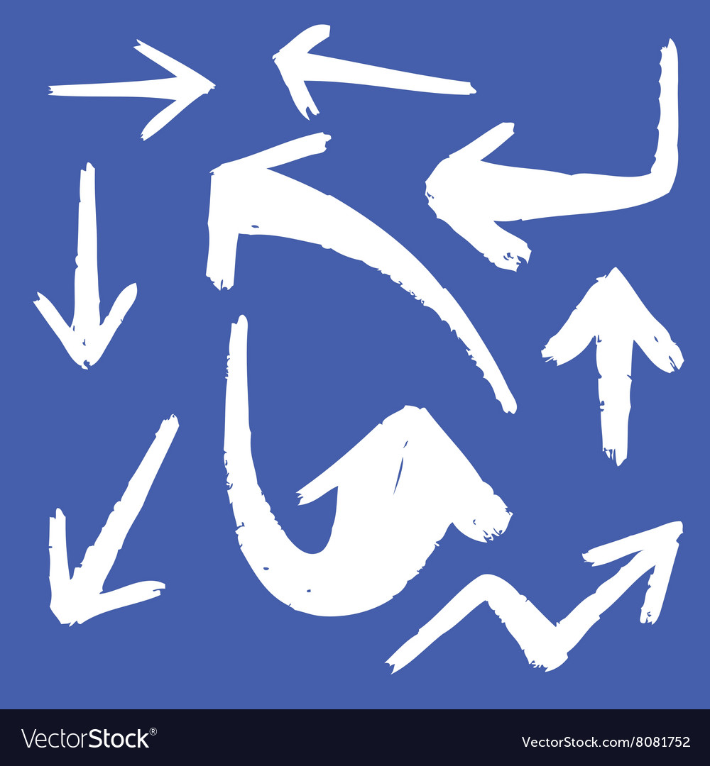 Set of arrow 2 Royalty Free Vector Image - VectorStock