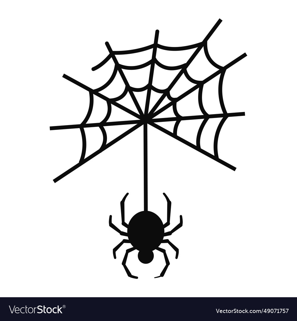 Isolated spider web icon Royalty Free Vector Image Isolated spider web icon Royalty Free Vector Image