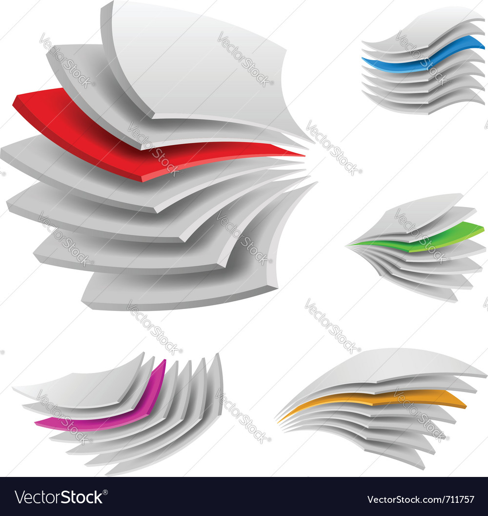Multi layers Royalty Free Vector Image - VectorStock