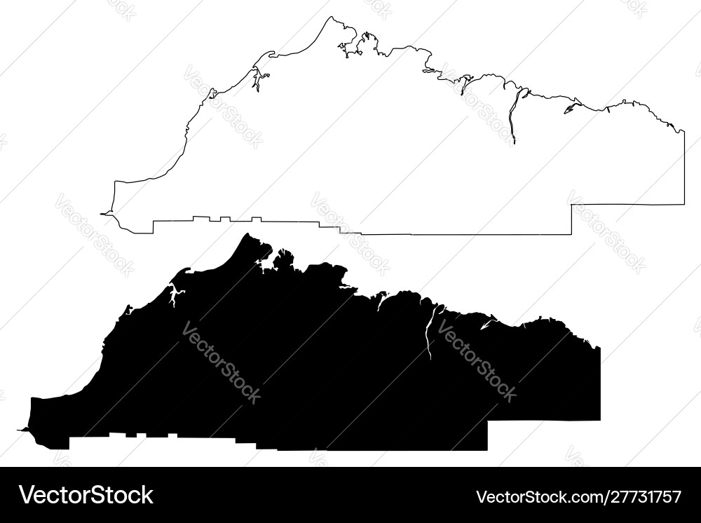 North slope borough alaska boroughs and census Vector Image