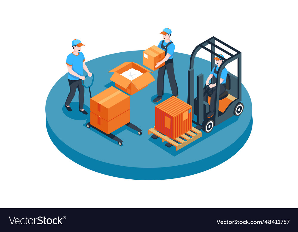 Project logistics Royalty Free Vector Image - VectorStock