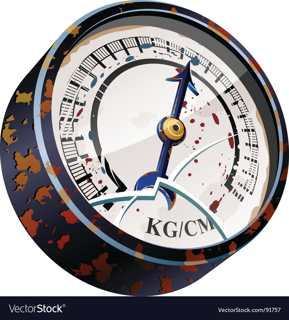 Vintage pointer indicator Royalty Free Vector Image