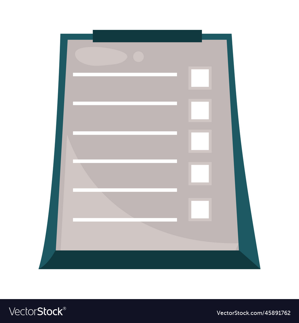 Check mark list Royalty Free Vector Image - VectorStock