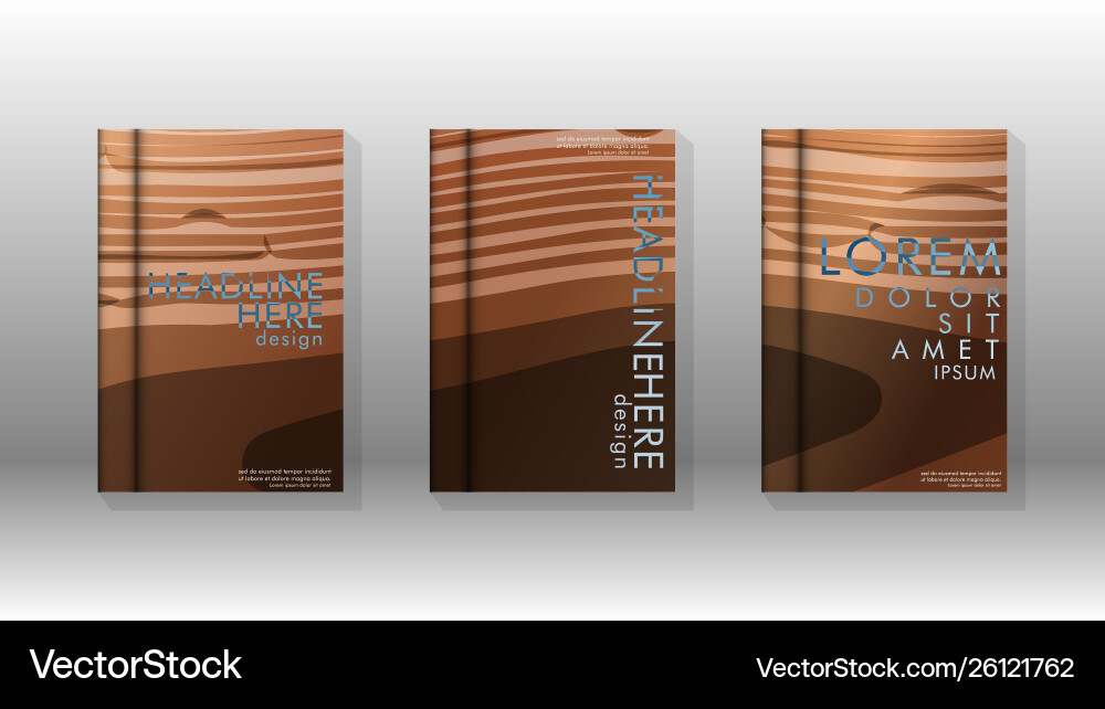 Cover book with a geometric design background Vector Image