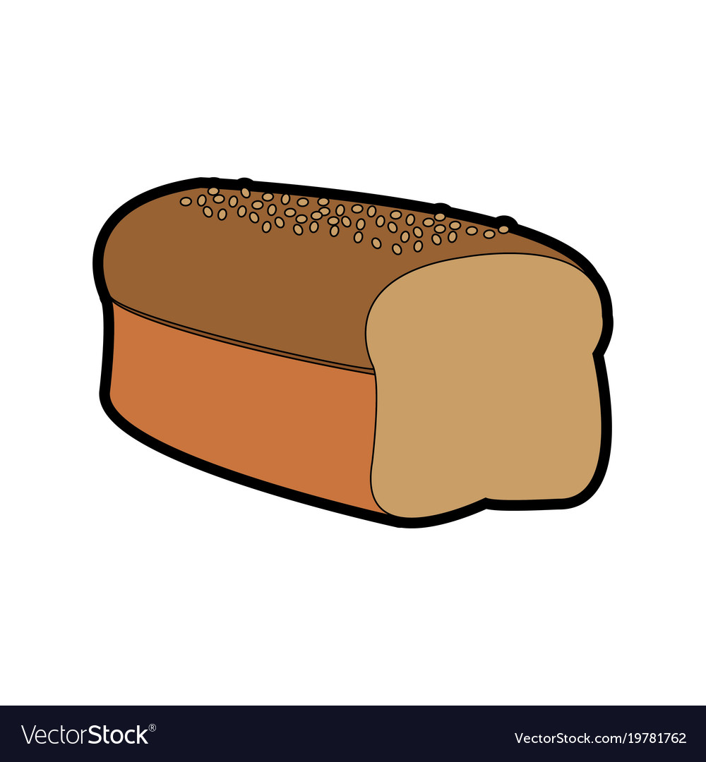 Isolated bread design Royalty Free Vector Image