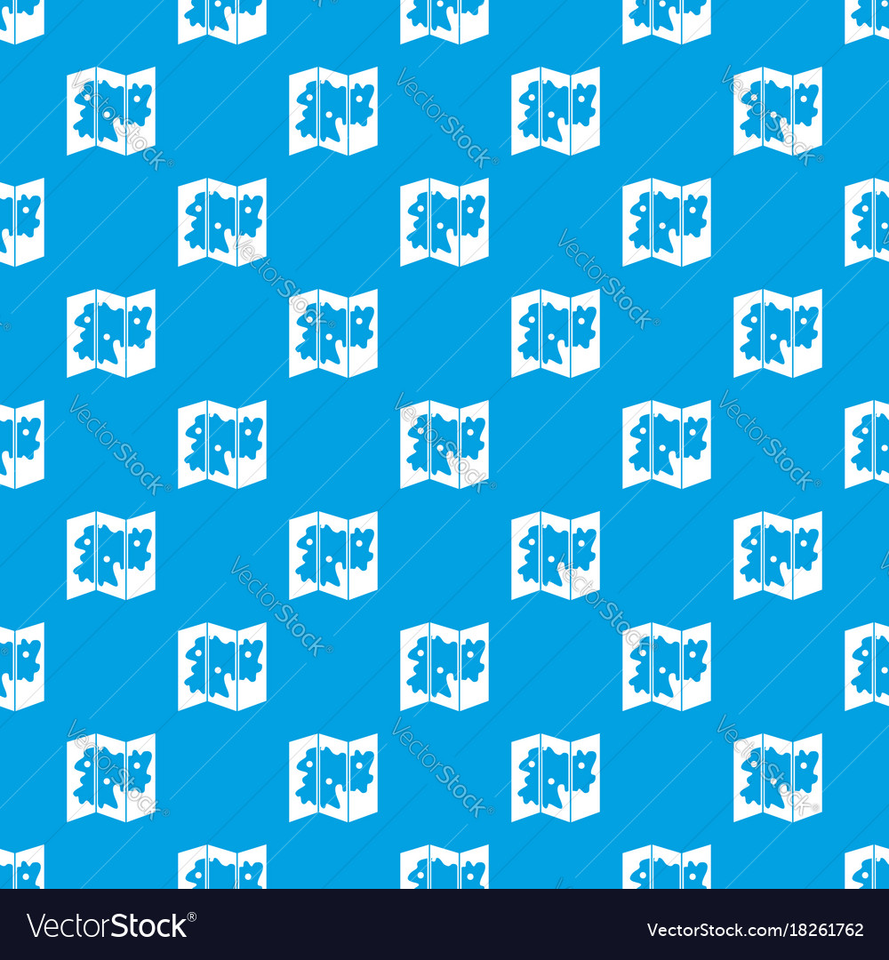 Map pattern seamless blue Royalty Free Vector Image