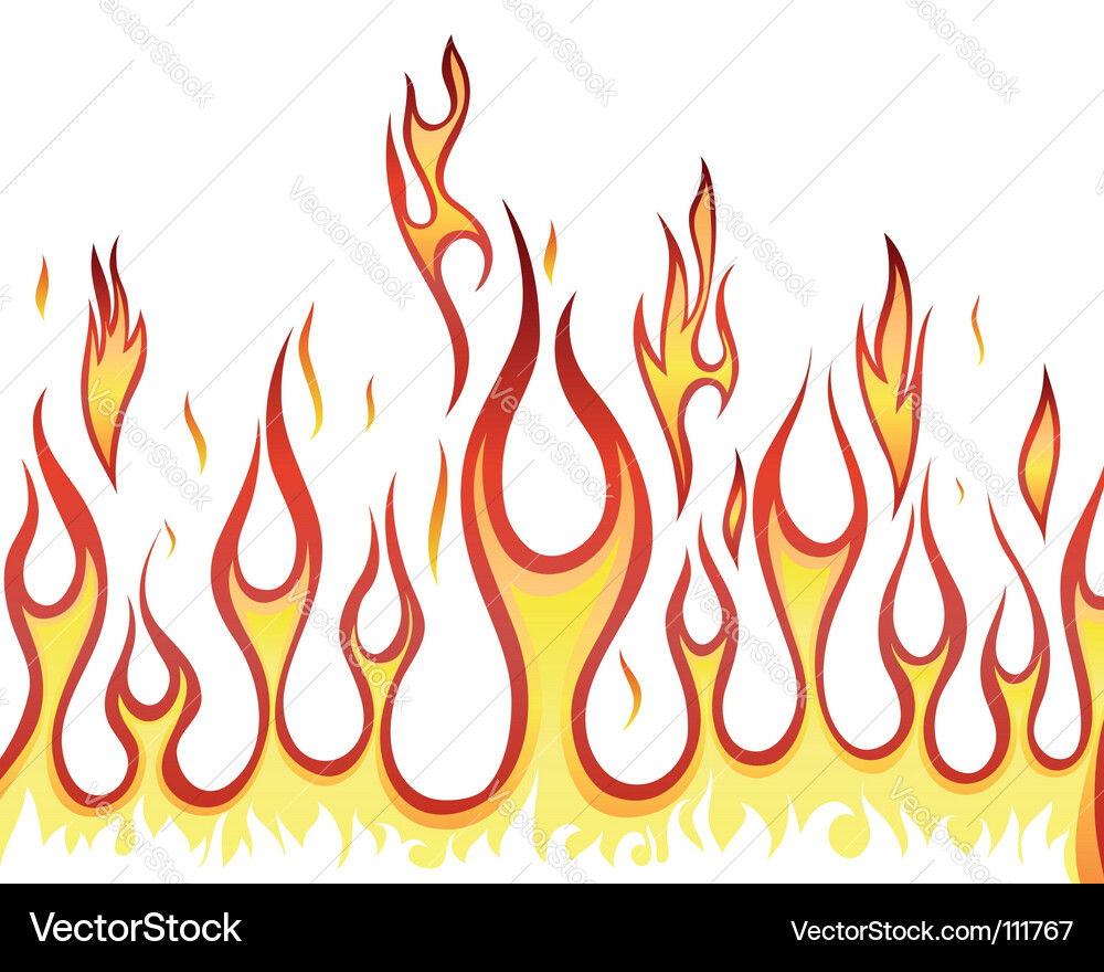Fire background Royalty Free Vector Image - VectorStock
