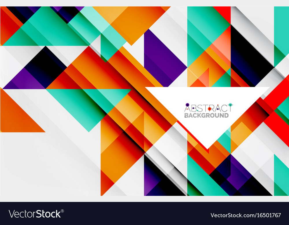 Triangle pattern design background Royalty Free Vector Image