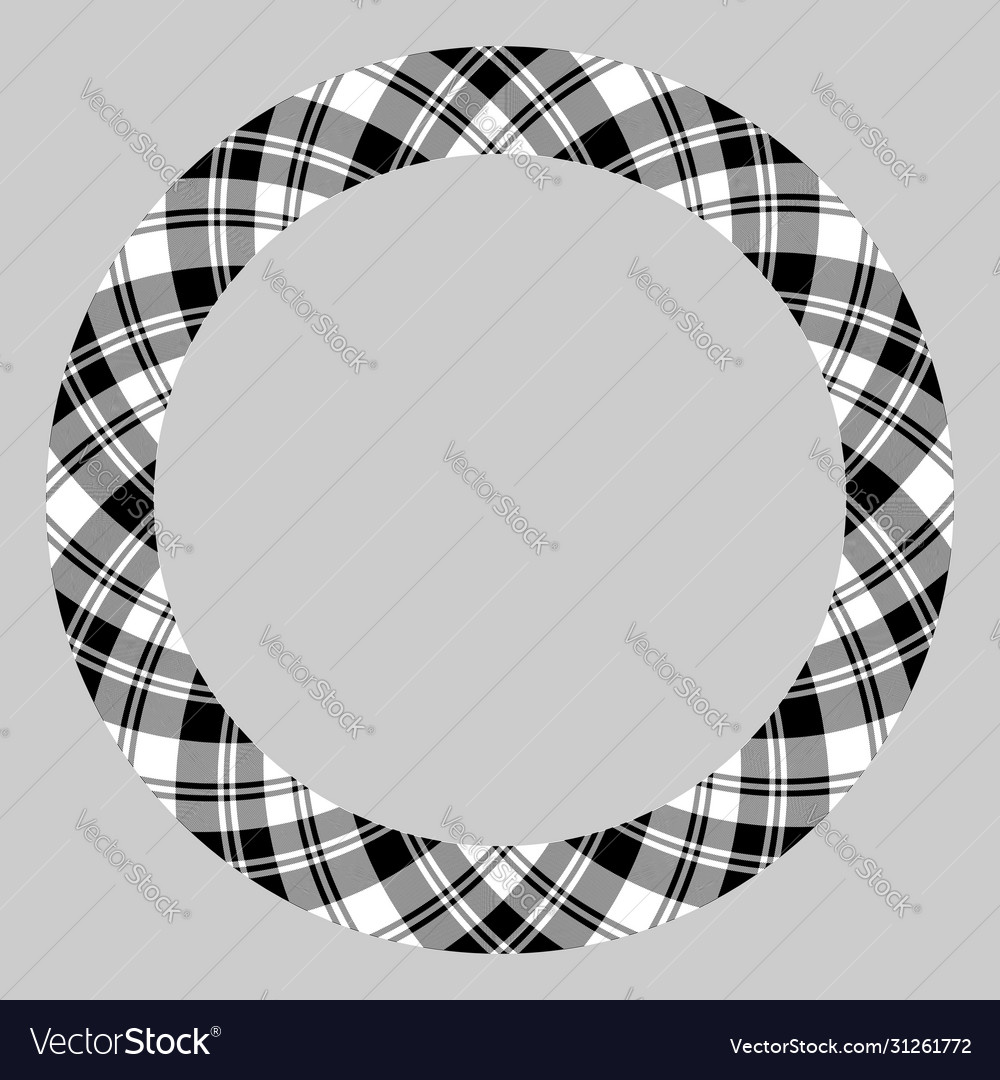 Circle borders and frames round border pattern Vector Image