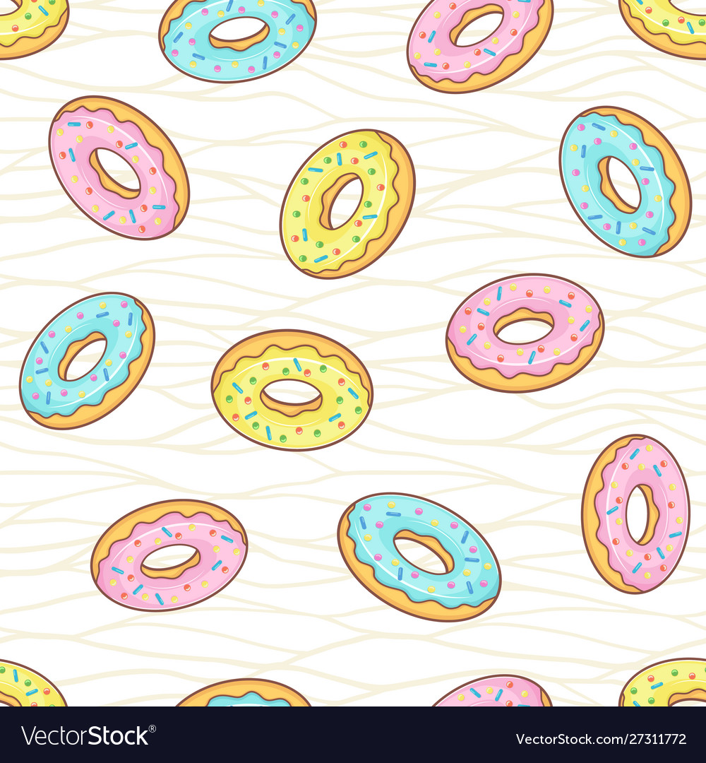 Donuts Royalty Free Vector Image - VectorStock