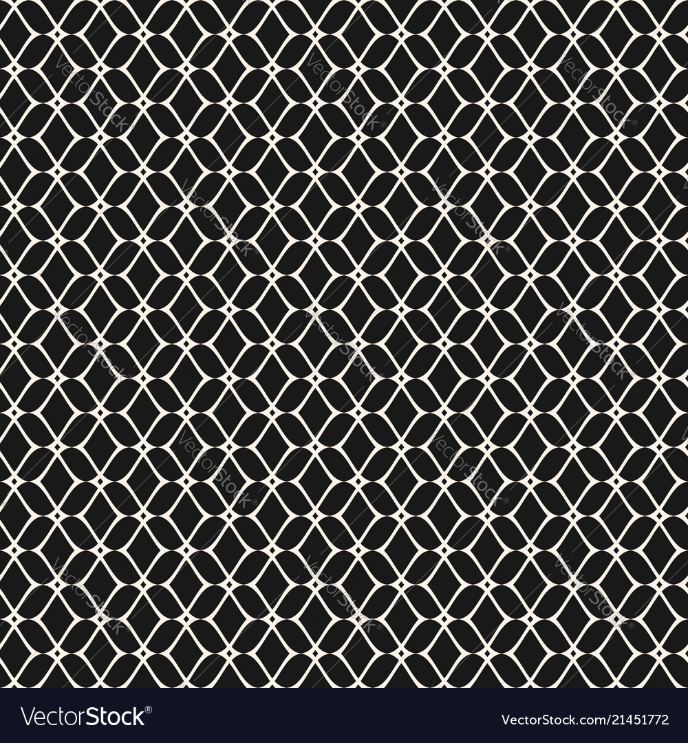 Mesh Seamless Pattern Thin Wavy Lines Texture Vector Image