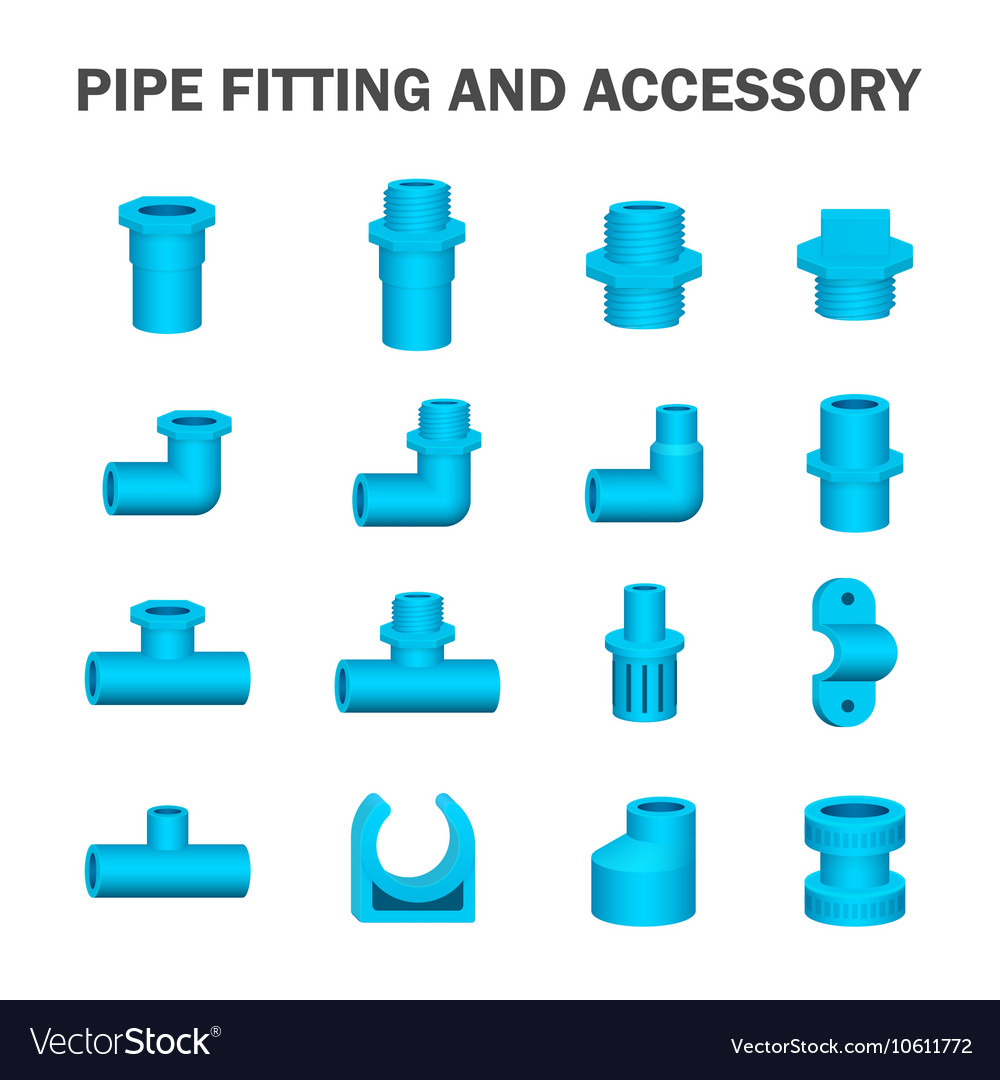 Pipe fitting icon Royalty Free Vector Image - VectorStock