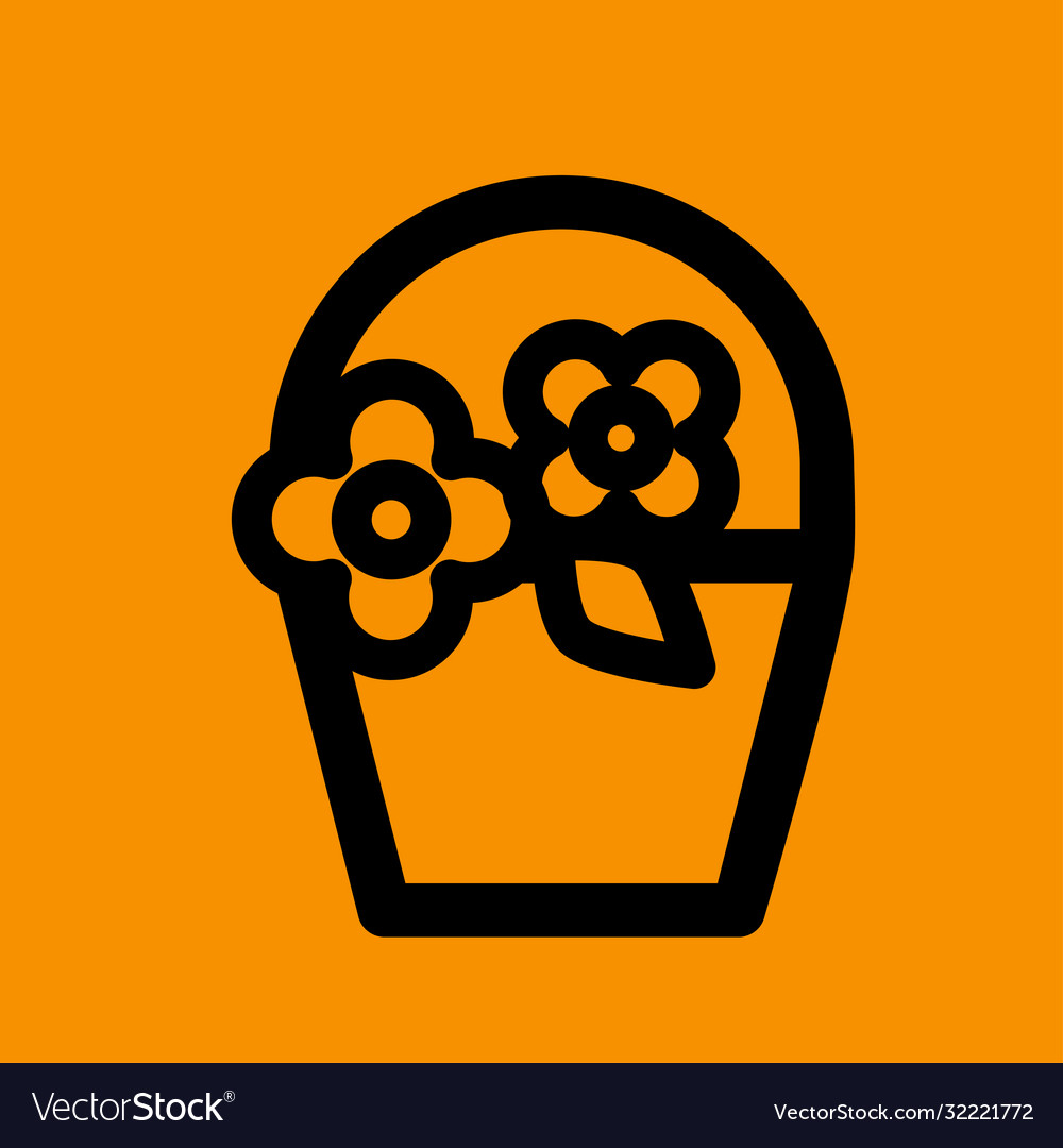 Spring linear premium icon download template Vector Image