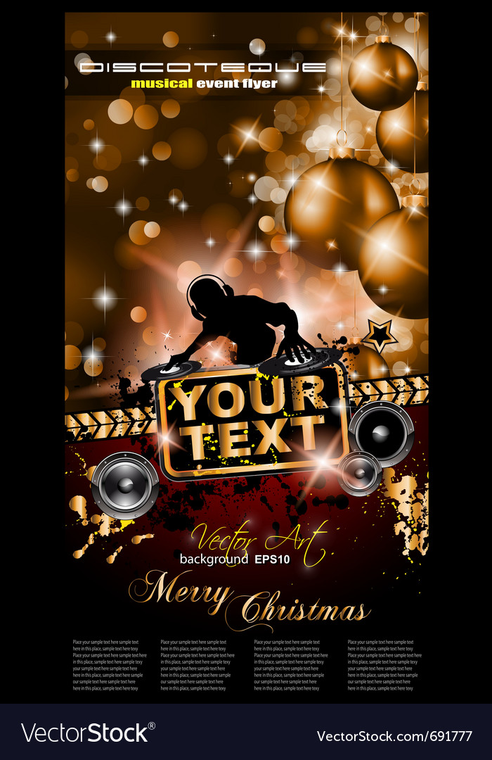 Christmas party Royalty Free Vector Image - VectorStock