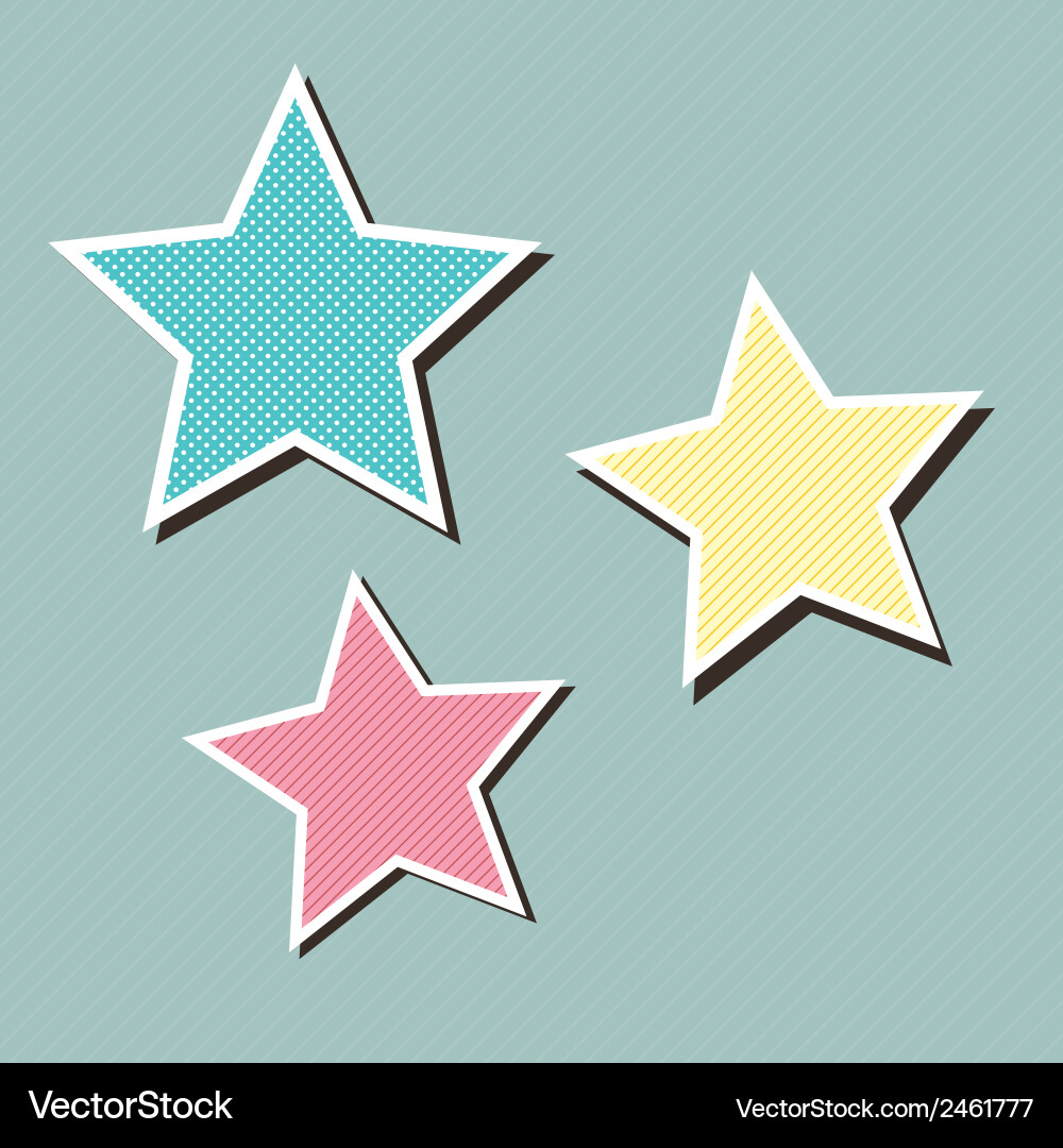 Stars icons and concepts Royalty Free Vector Image