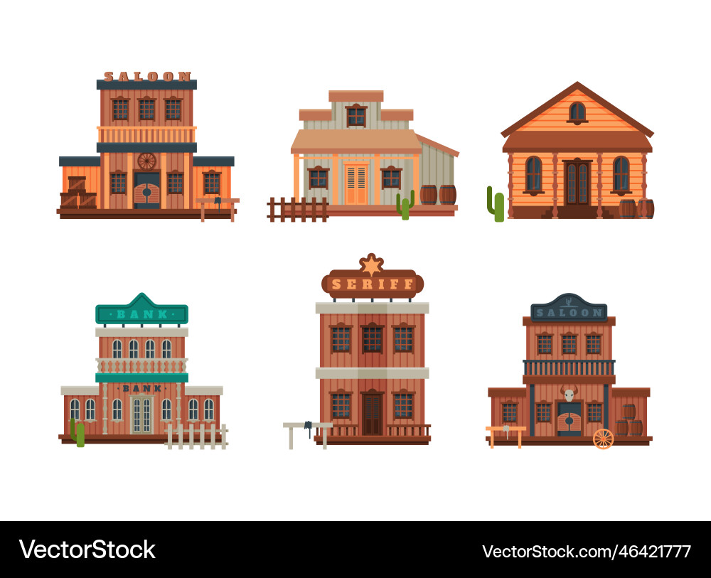 Western style building and wild west architectural