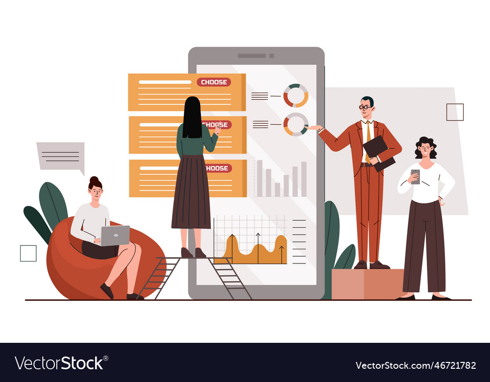 Design development concept Royalty Free Vector Image