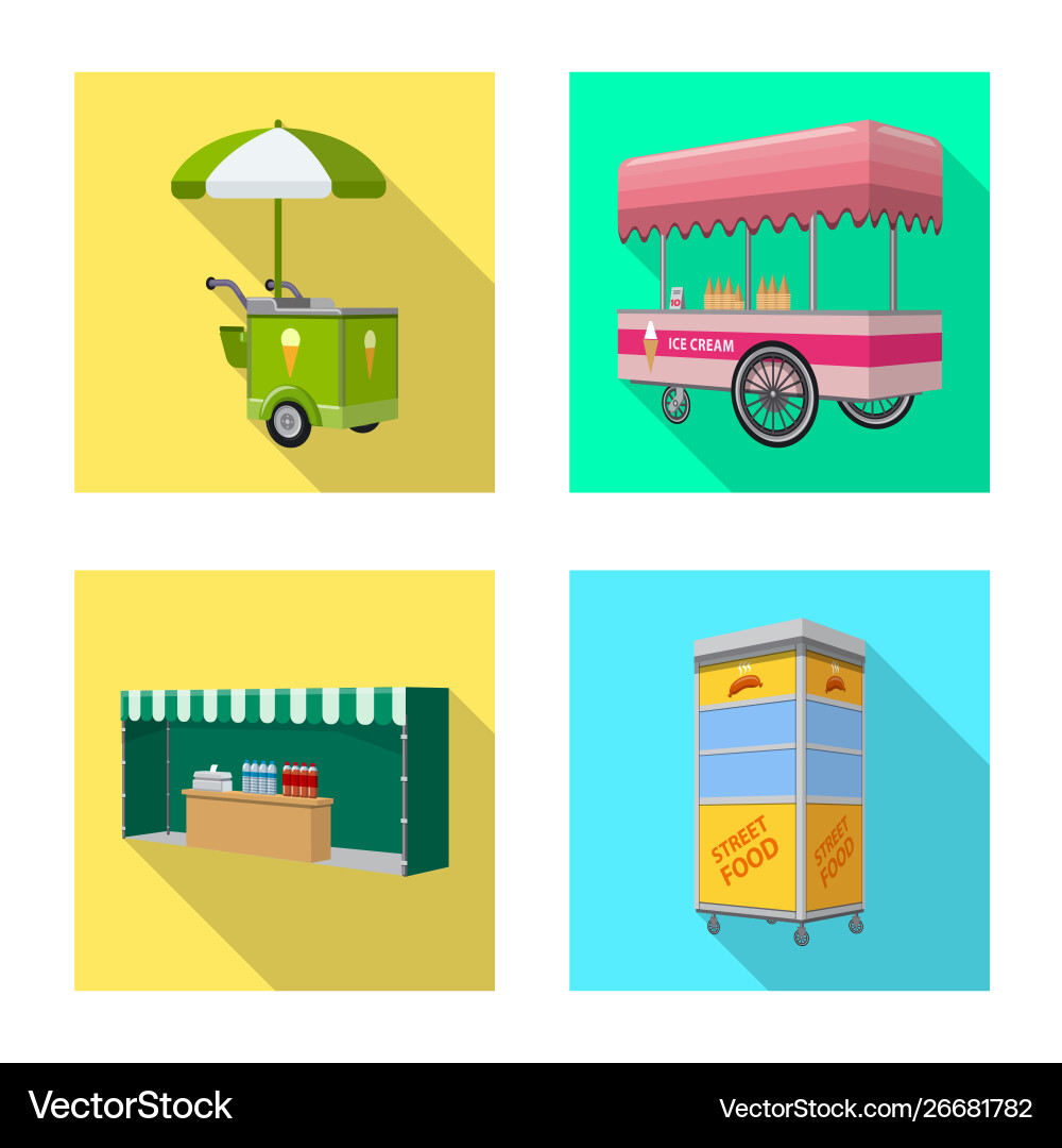 Isolated object marketing and tent logo Royalty Free Vector