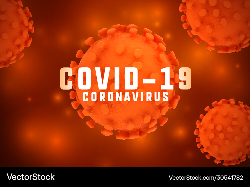 Novel corona virus covid19 outbreak background Vector Image