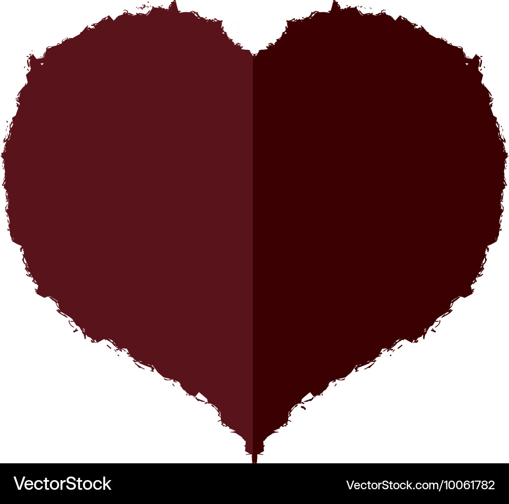 Splash heart icon love design graphic Royalty Free Vector