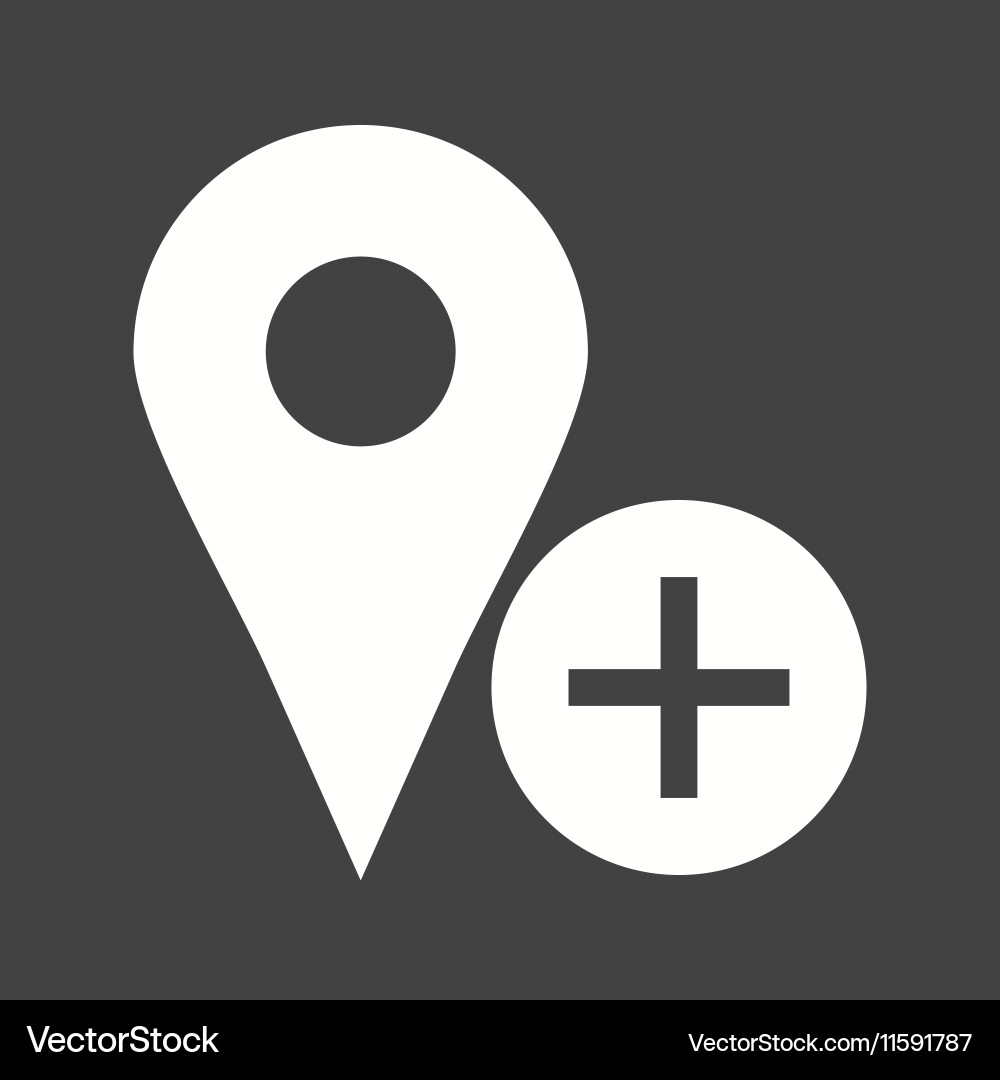 Add Location Royalty Free Vector Image - VectorStock