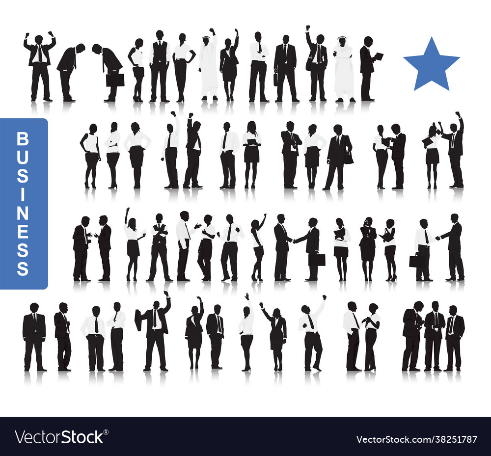 Business people Royalty Free Vector Image - VectorStock