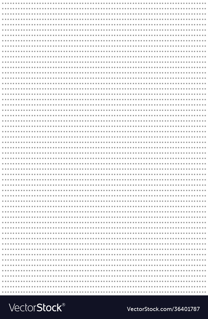 Grid paper dotted on white background Royalty Free Vector
