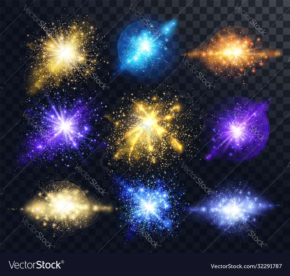 Light effect glow Royalty Free Vector Image - VectorStock