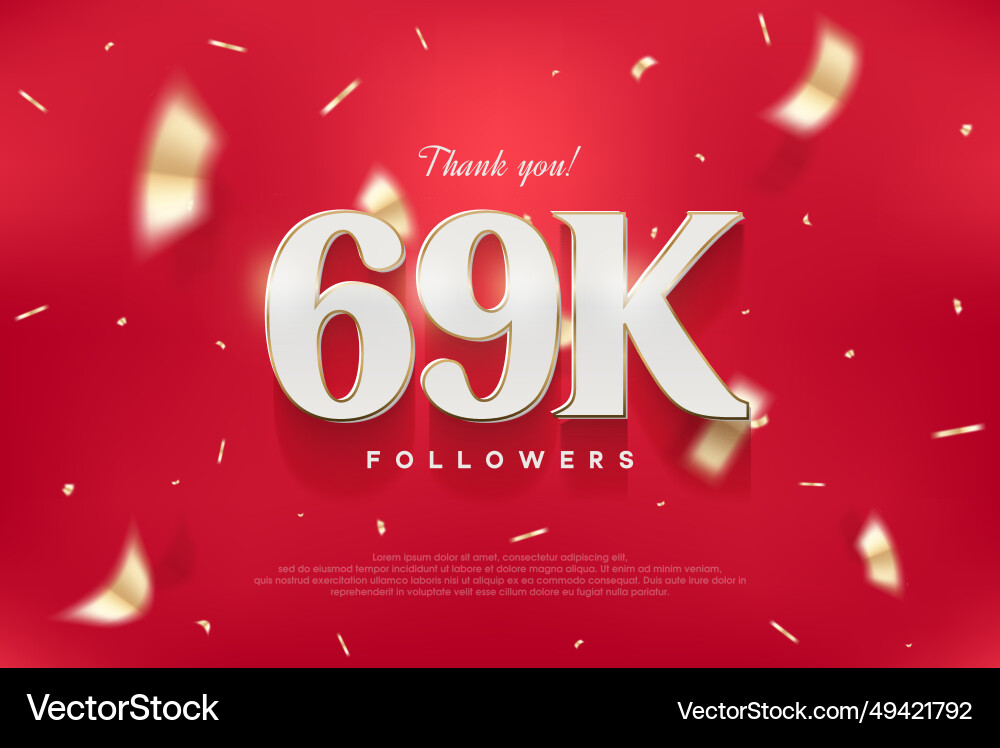 69k elegant and luxurious design background thank Vector Image