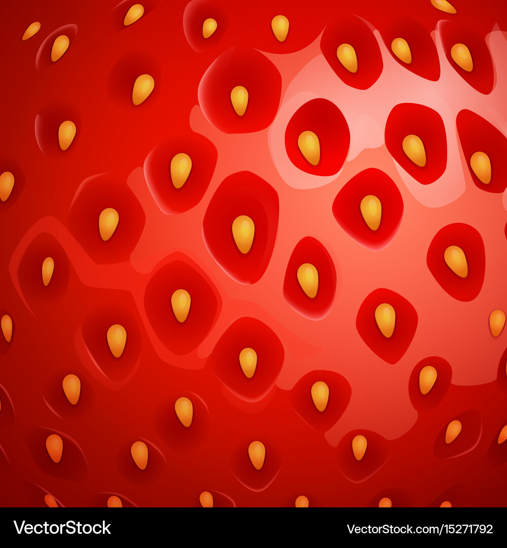 Close up strawberry background natural Royalty Free Vector
