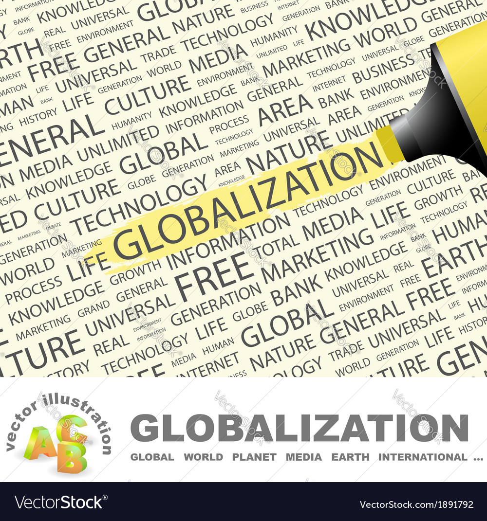 Globalization Royalty Free Vector Image - VectorStock