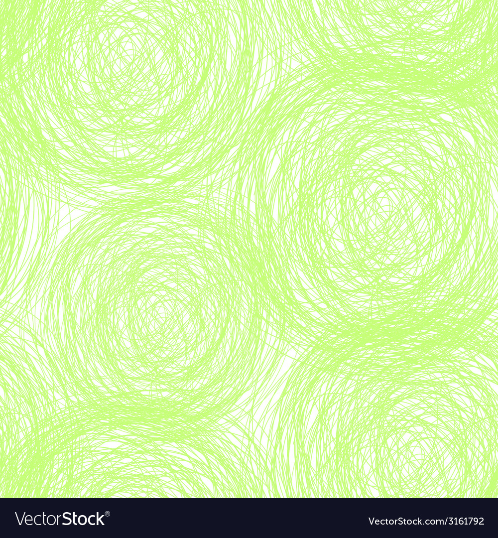 Green scribble seamless pattern Royalty Free Vector Image