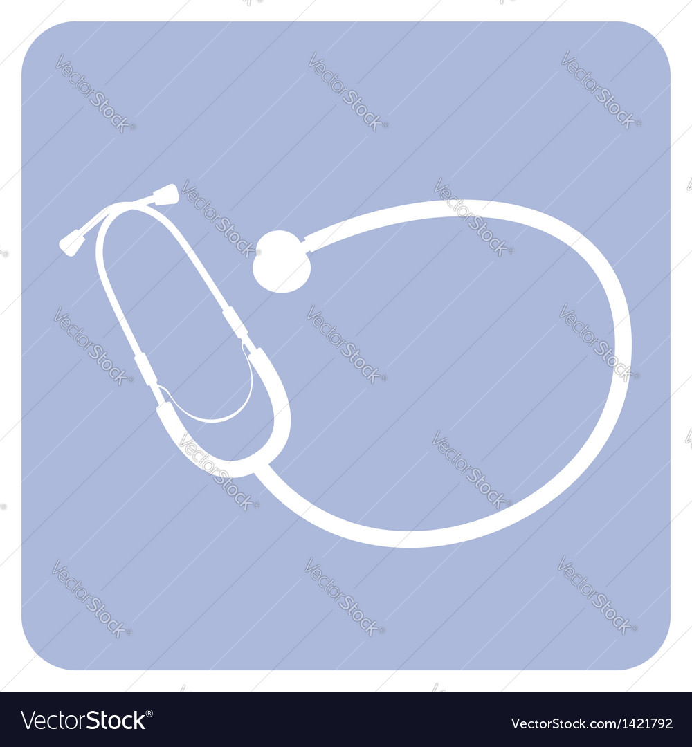 Objects collection stethoscope Royalty Free Vector Image