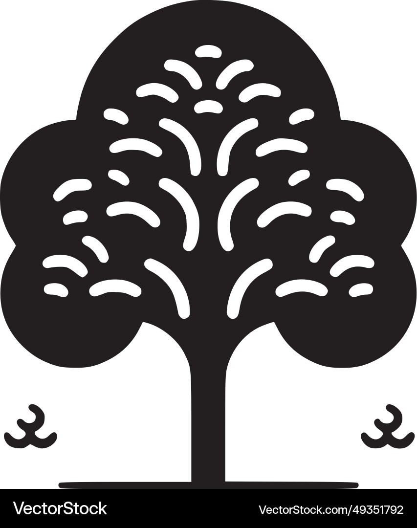 Tree - high quality logo ideal for t-shirt Vector Image