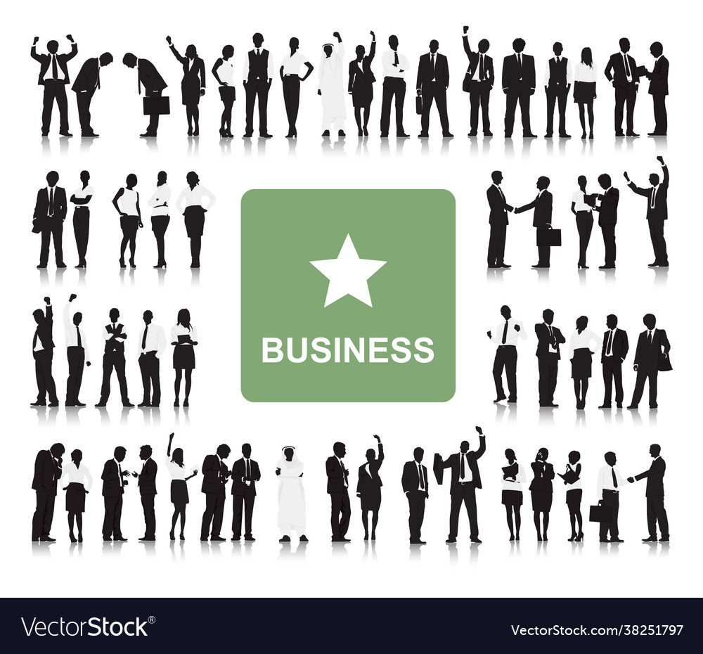 Business people Royalty Free Vector Image - VectorStock