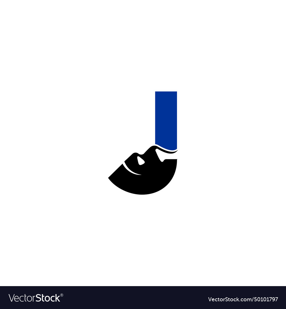 Mountain initial j logo template Royalty Free Vector Image Mountain initial j logo template Royalty Free Vector Image
