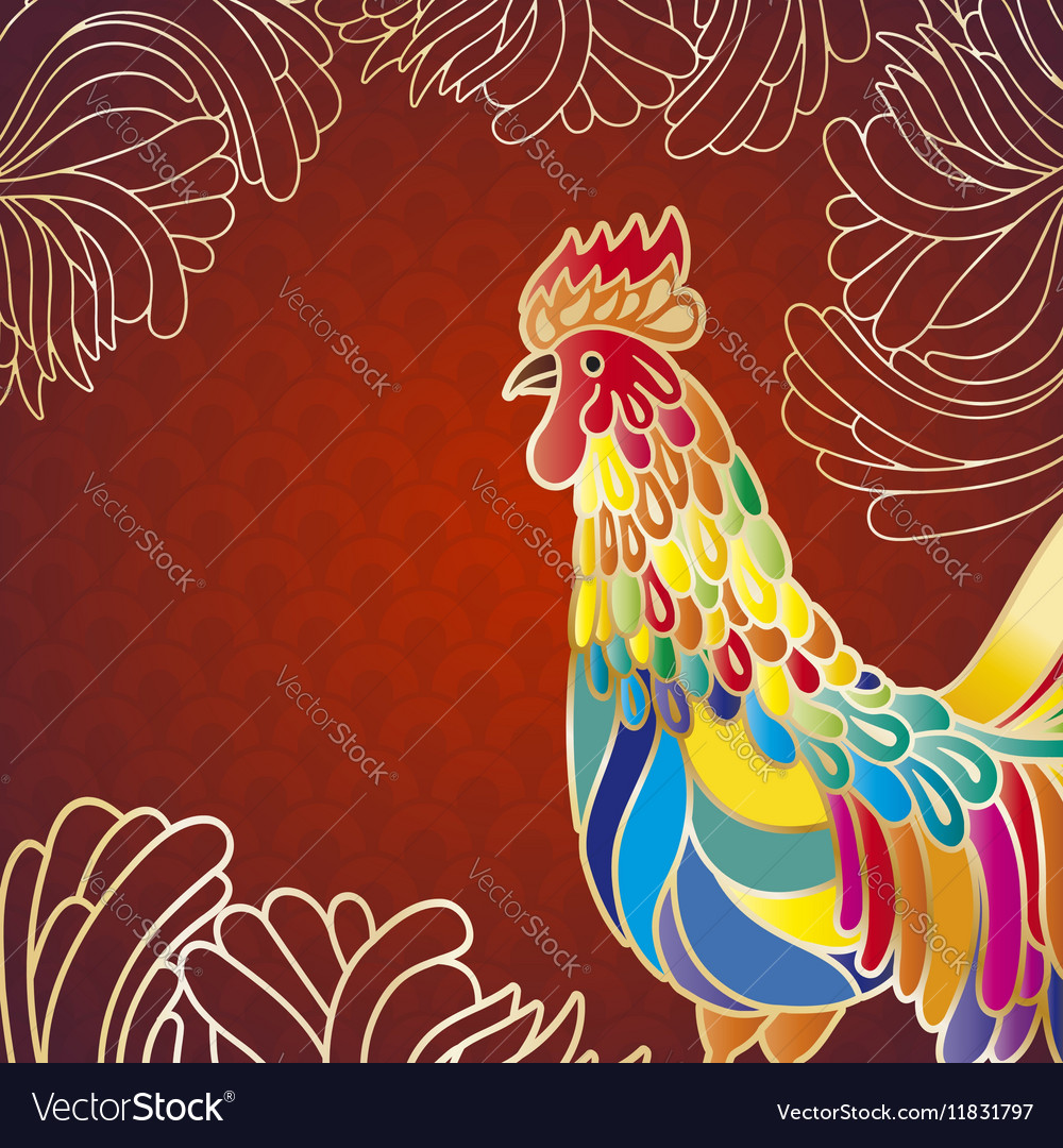Rooster Royalty Free Vector Image - VectorStock