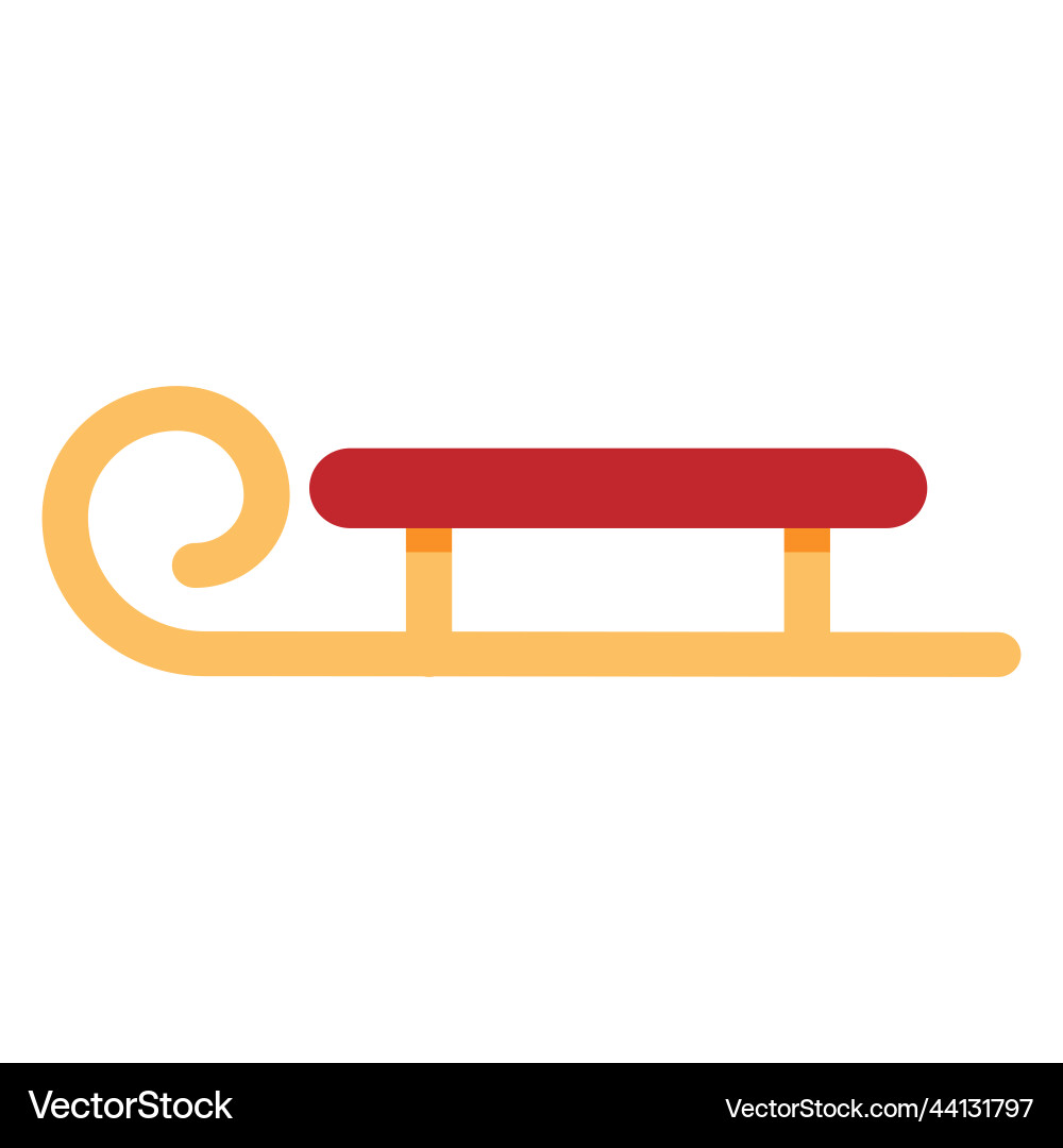 Sled Icon Lizenzfreies Vektorbild - VectorStock