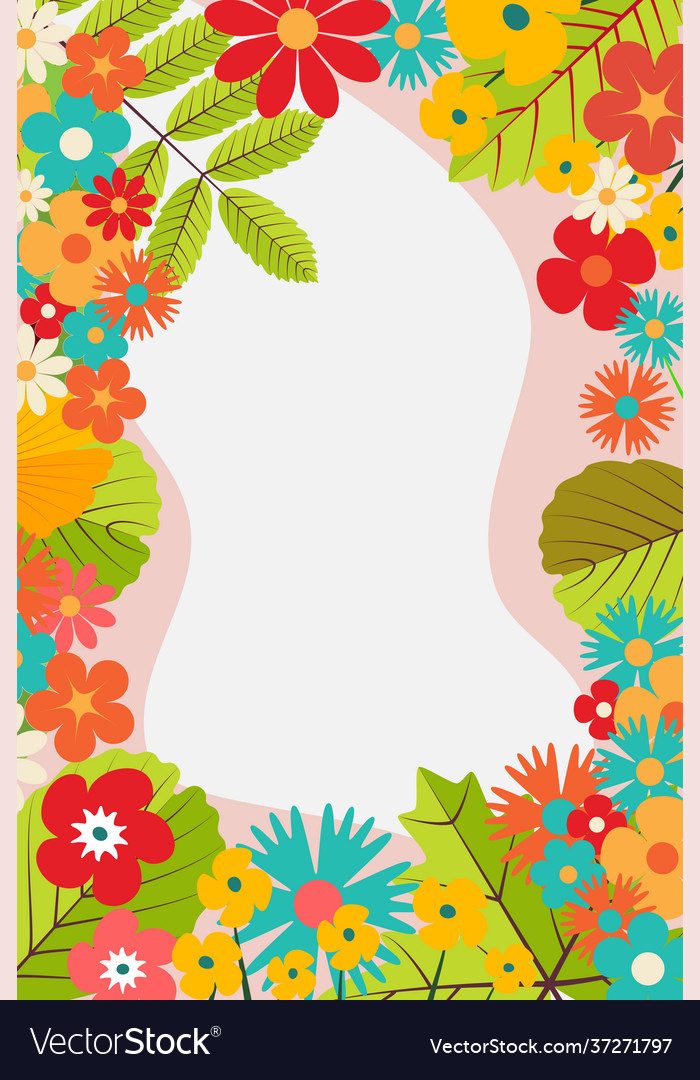 Spring background beautiful forest scene Vector Image