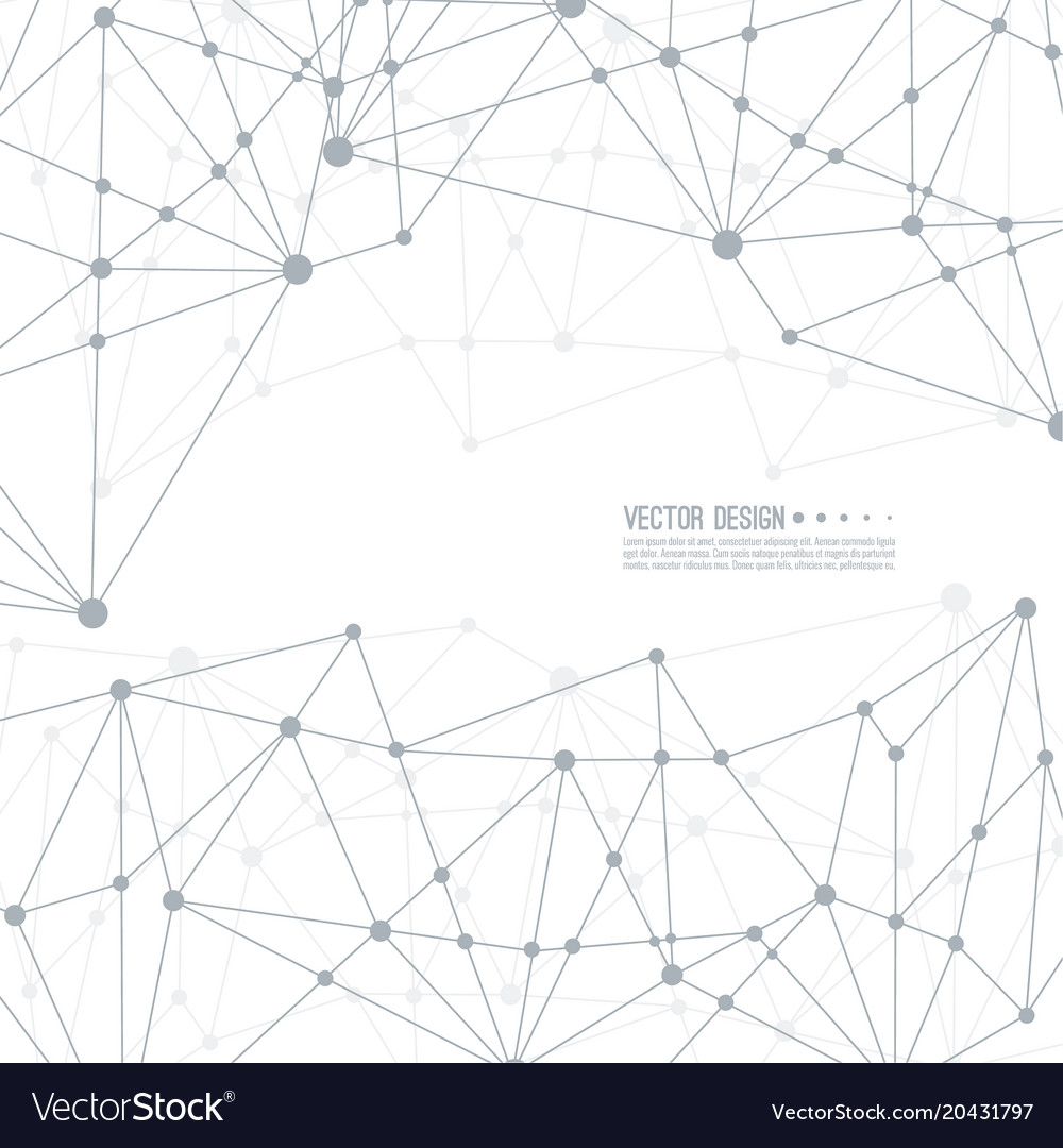 Virtual abstract background Royalty Free Vector Image