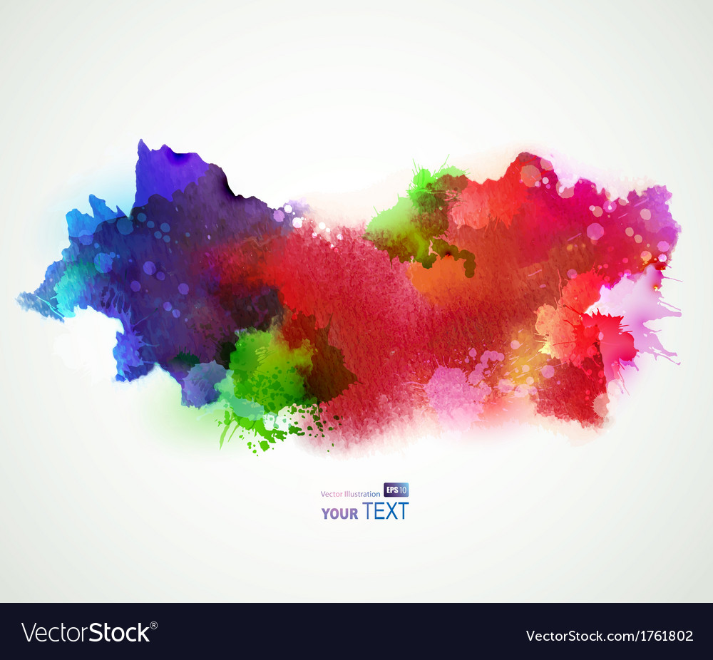 Bright stains Royalty Free Vector Image - VectorStock