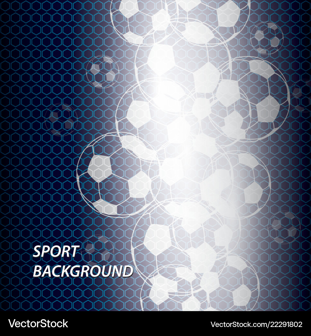 Modern colored poster for sports Royalty Free Vector Image