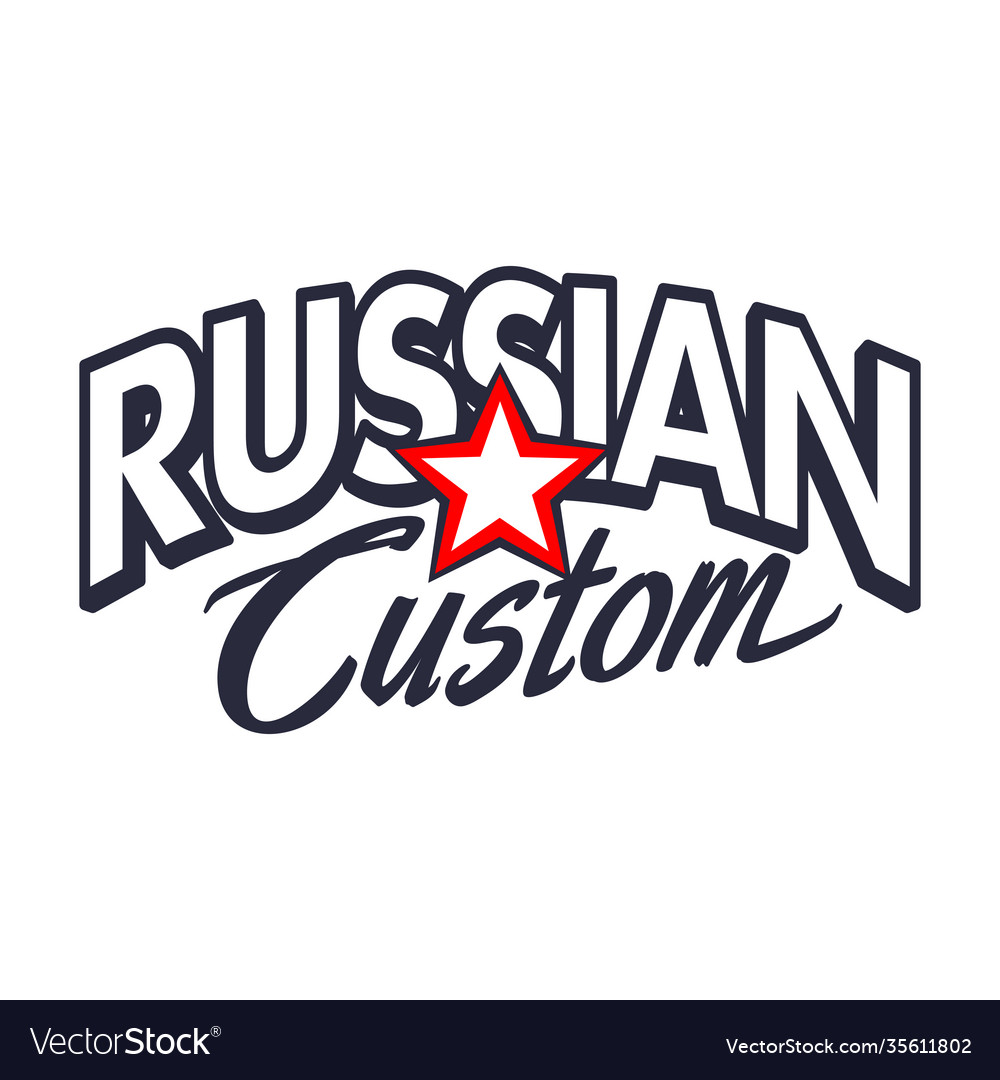 Russian Royalty Free Vector Image - VectorStock