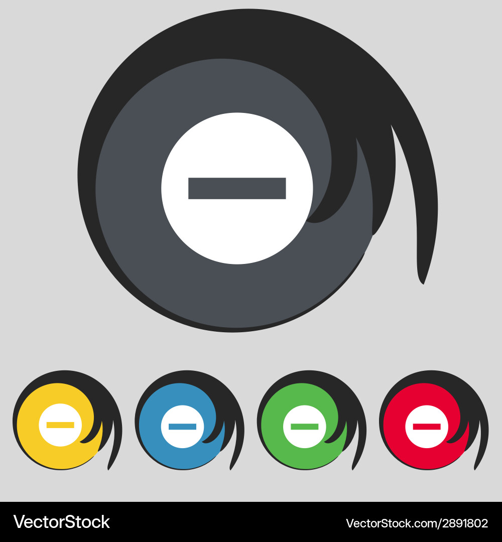 Stop sign icon prohibition symbol no set Vector Image