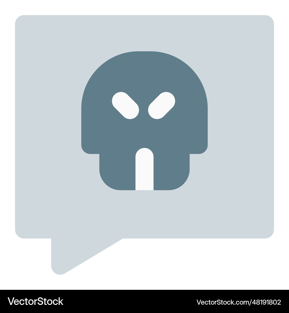 Suspicious messages intended to harass someone Vector Image