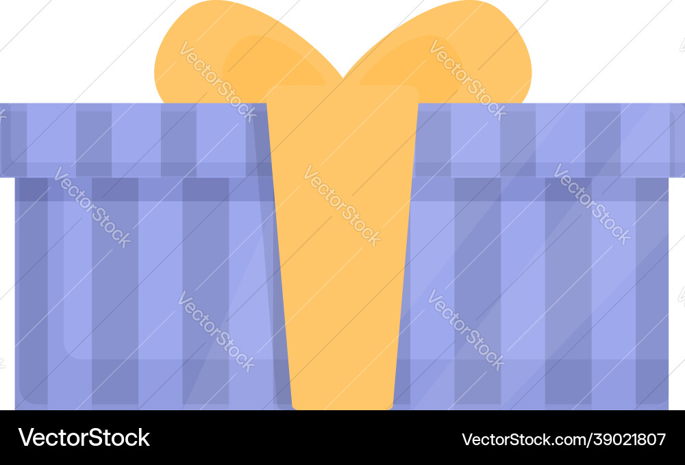 Big gift box icon cartoon reward present Vector Image