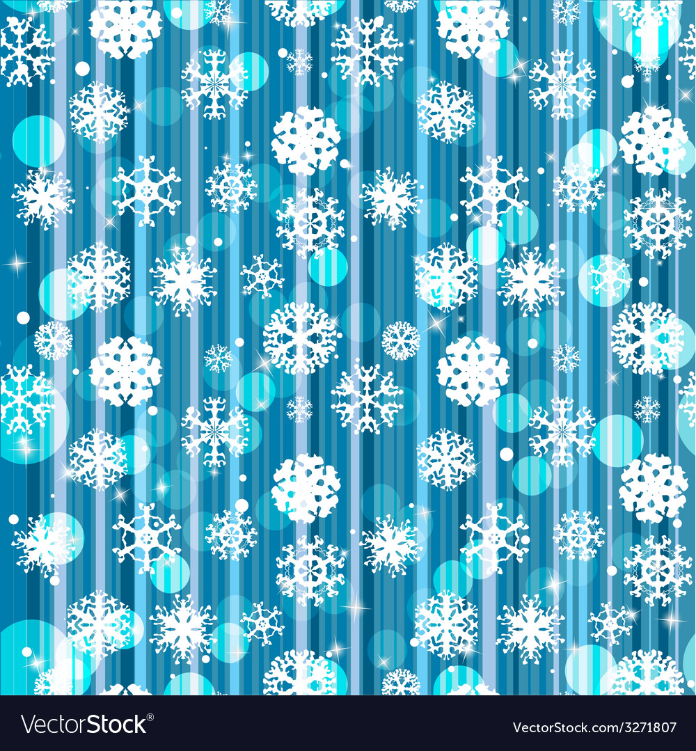 Snowflakes winter seamless texture endless pattern