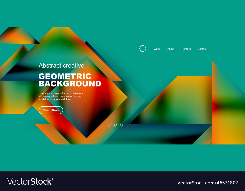 Triangle abstract background Royalty Free Vector Image
